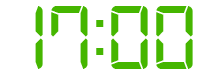 L'heure 17:00 sur l'horloge - Signification du chiffre 17